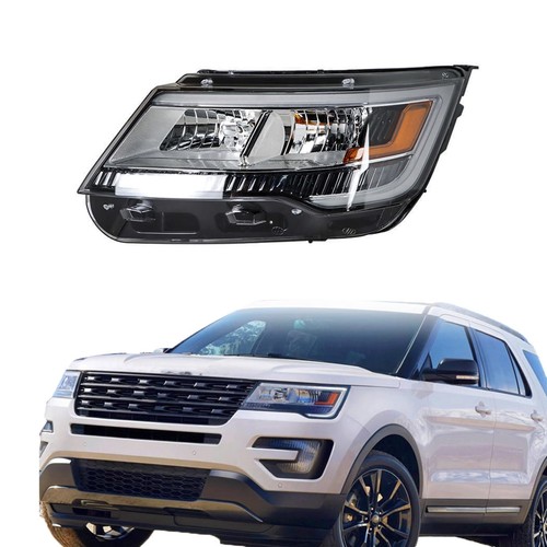 Left Halogen Headlight for 2016-2019 Ford Explorer Limited / XLV / Platinum | eBay