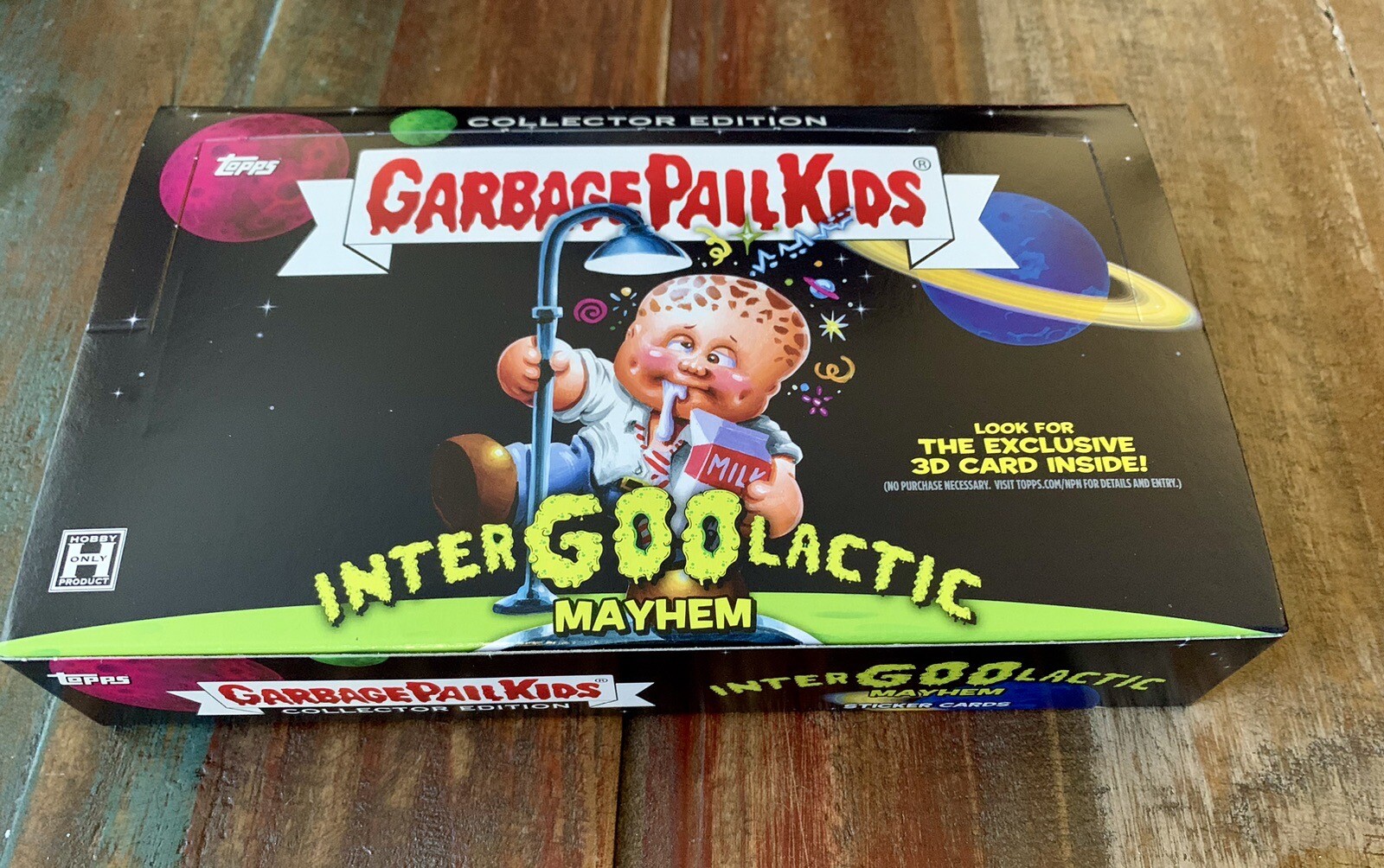 2023 GARBAGE PAIL KIDS “Inter-GOO-lactic mayhem” EMPTY COLLECTORS BOX ...