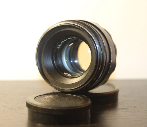 Helios 44-2 m42 58mm f/2 Lens with both front and rear caps | eBay