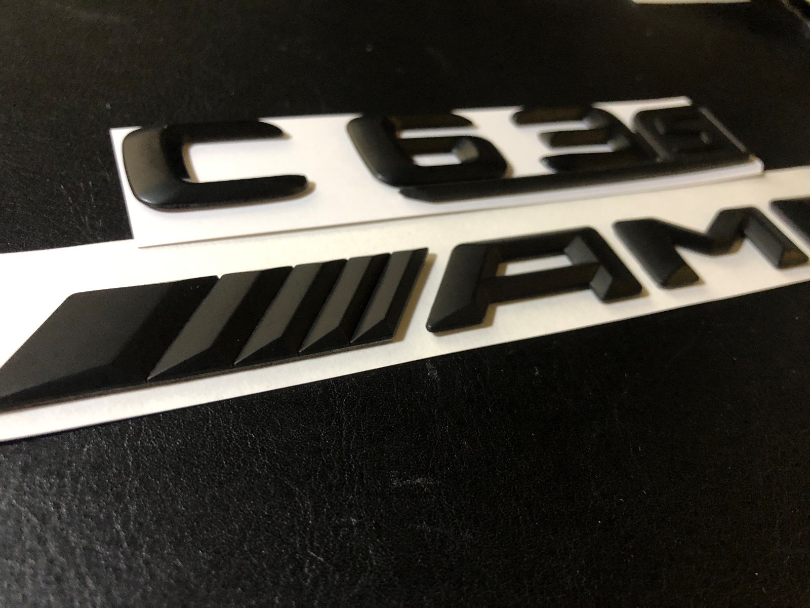 Black C63s AMG V8 BITURBO Sticker Decal Emblem Badge Package for Benz ...