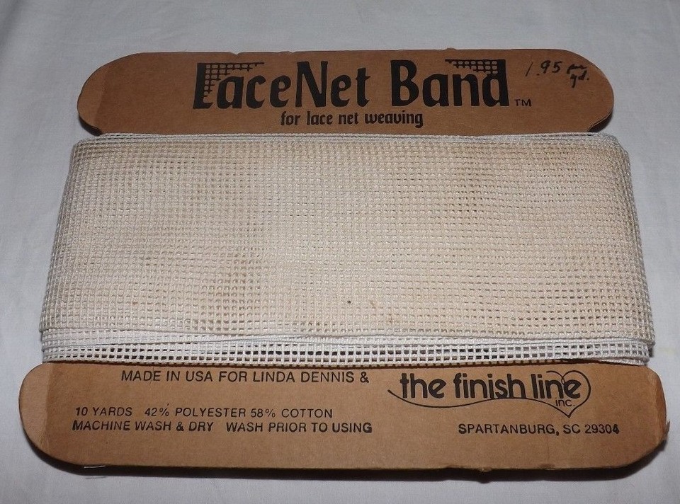 8 1/2 YARDS LACE NET BAND for Lace Net Weaving - 3" Width | eBay