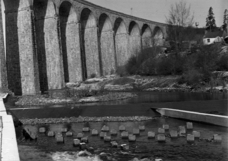 PHOTO GWR CEFN COED VIADUCT MERTHYR IN 1958 | eBay