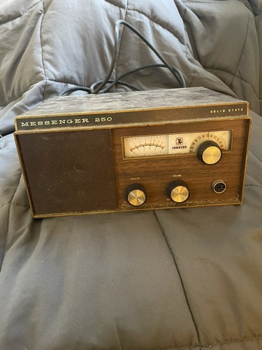Johnson Messenger 250 Base Station CB Radio Vintage Estate Untested | eBay
