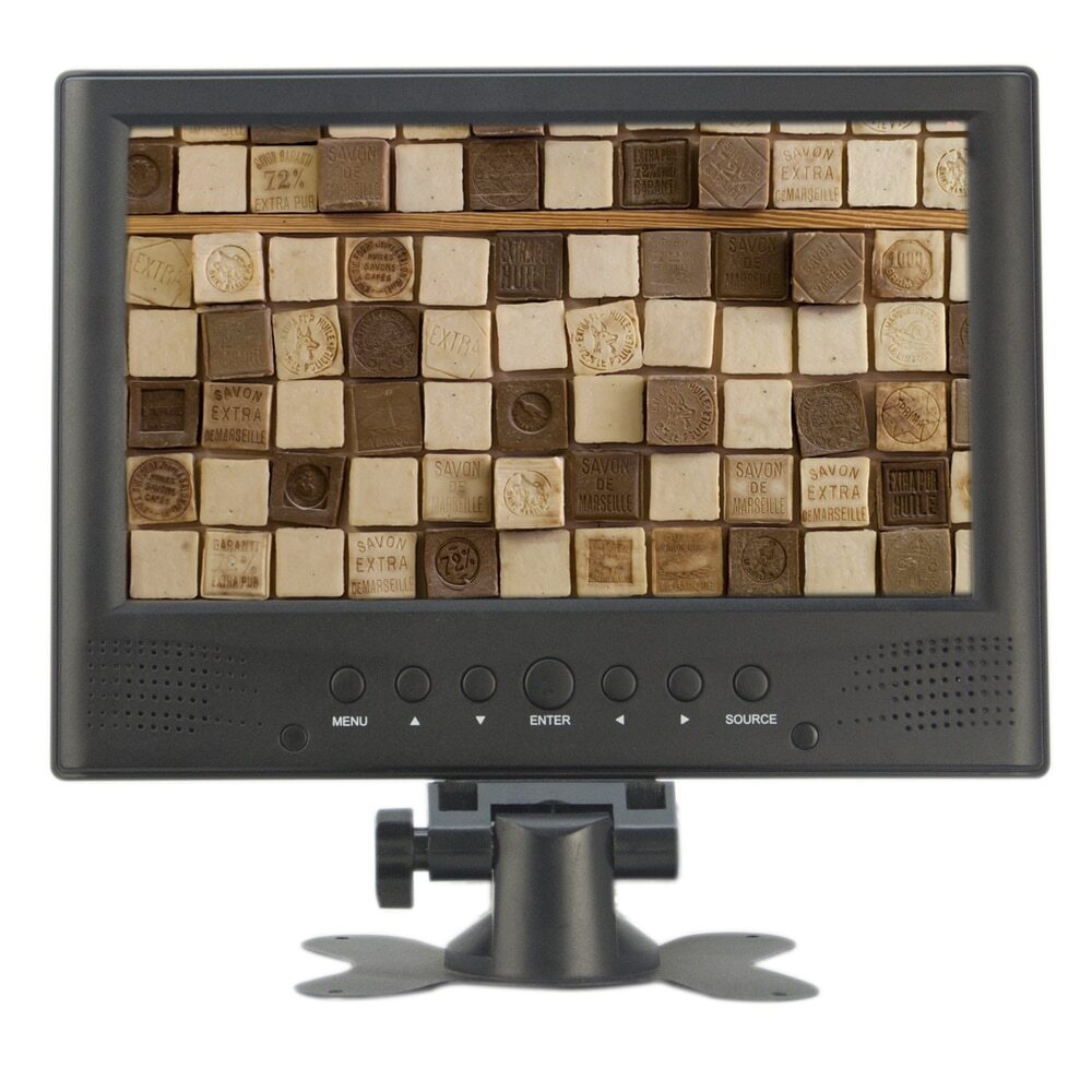 9 Inch Portable Digital Mini Tv With DVB-T-T2 Hevc H265 10Bit Code 16:9 ...