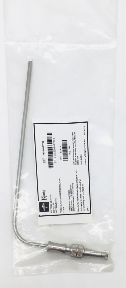 Medline MDS4029711 Frazier Malis Suction Tube 11Fr - NEW | eBay