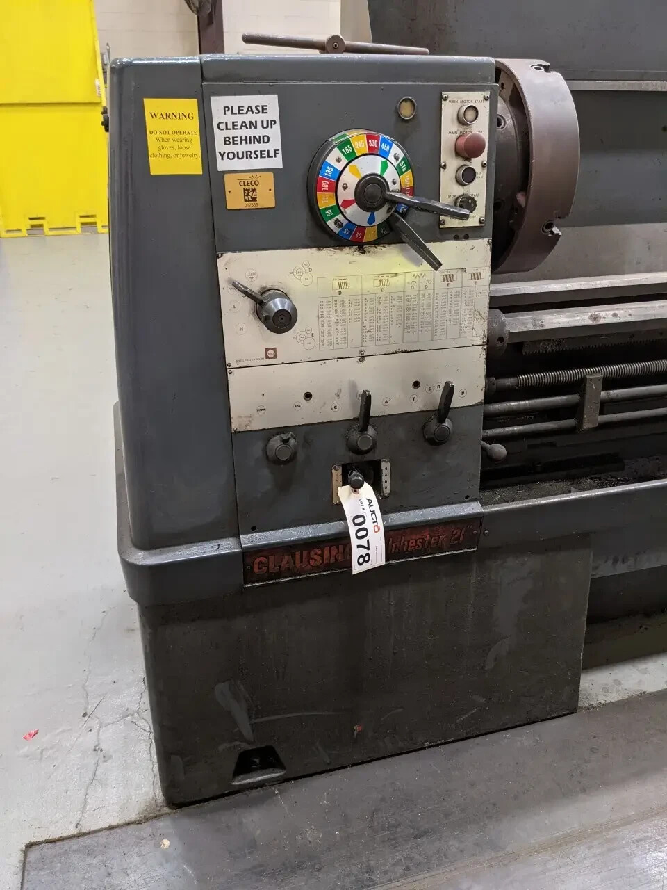 Clausing Colchester 21 x 120 Engine Lathe Hard Ways Steady Rest | eBay