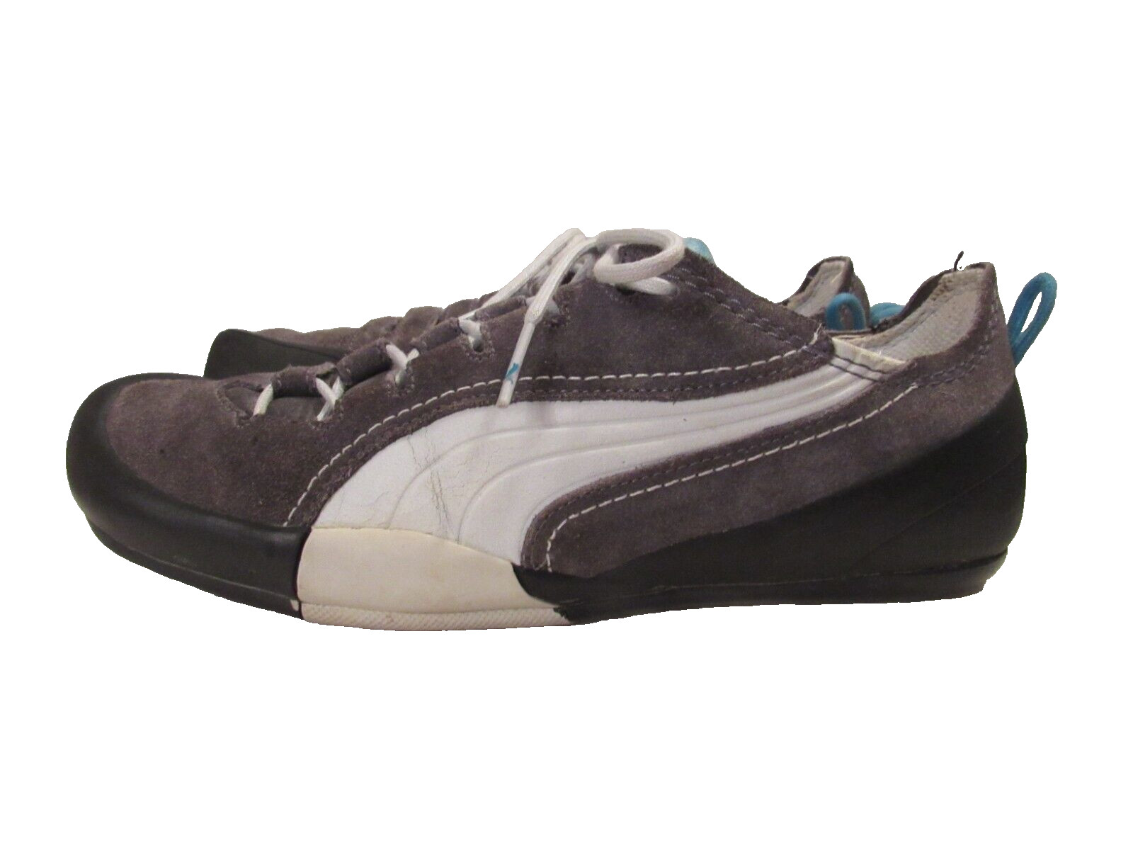 puma rare vintage sneakers shoes grey suede in excell… - Gem
