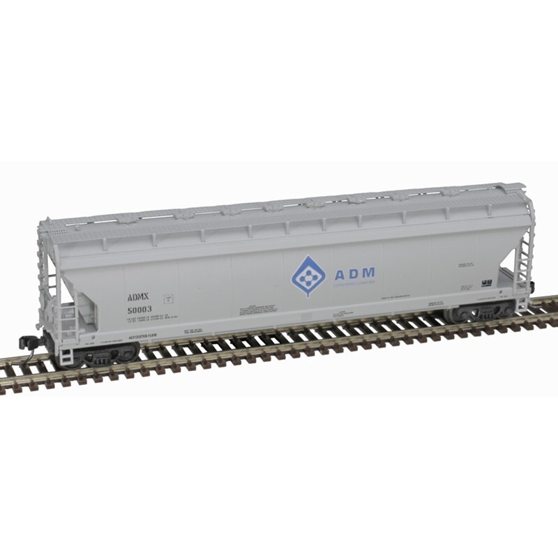 Atlas N Scale 50 006 069 ACF Pressureaide Hopper Car ADM (Molecule ...