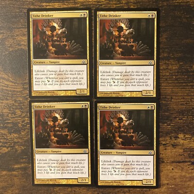 ***MTG-4 x TITHE DRINKER from Dragon's Maze in NM condition*** | eBay