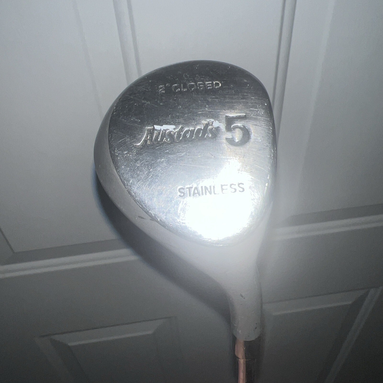Austad's 2 Degree Closed 5 Wood Stainless Shaft Apollo Spectre Grip ...