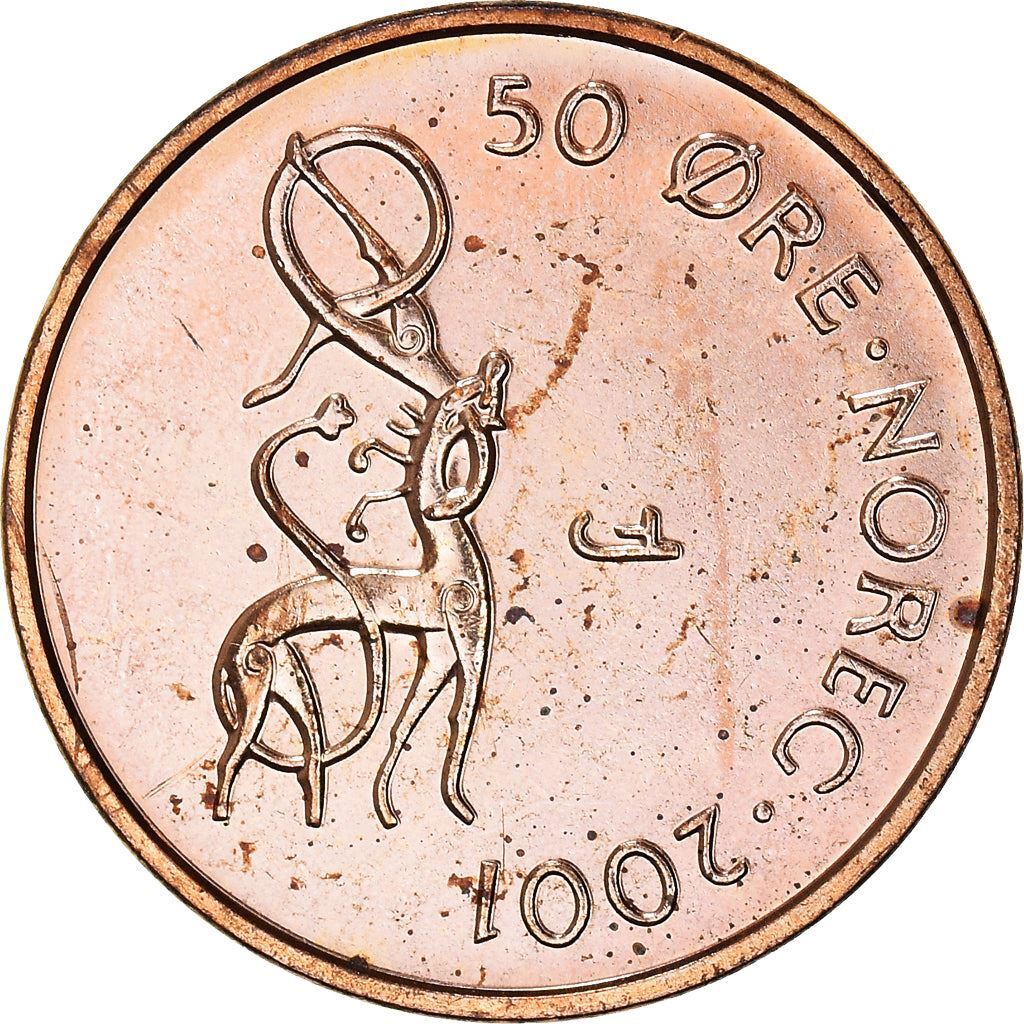 Norway 50 Øre - Harald V Coin KM460 1996 - 2011 | eBay