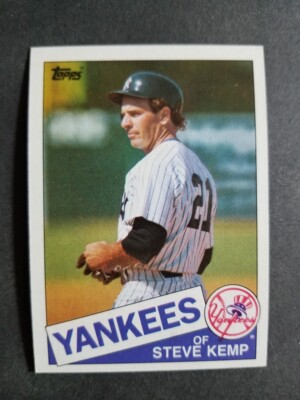 1985 Topps STEVE KEMP card # 120 [C11] | eBay