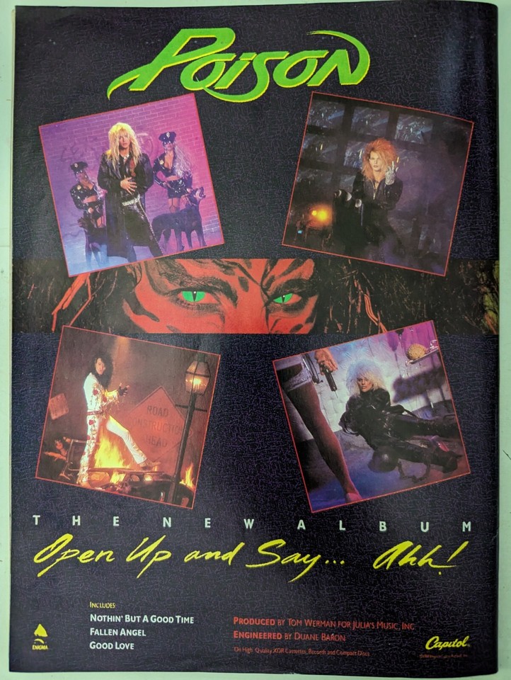 Creem Magazine Metal 1988 Van Halen, Metallica, Kingdom Come, Yngwie ...