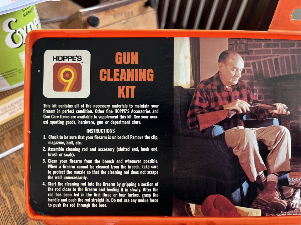 Vintage Hoppe's No. 9 Deluxe Gun Cleaning Kit W/extras 26285511901| eBay