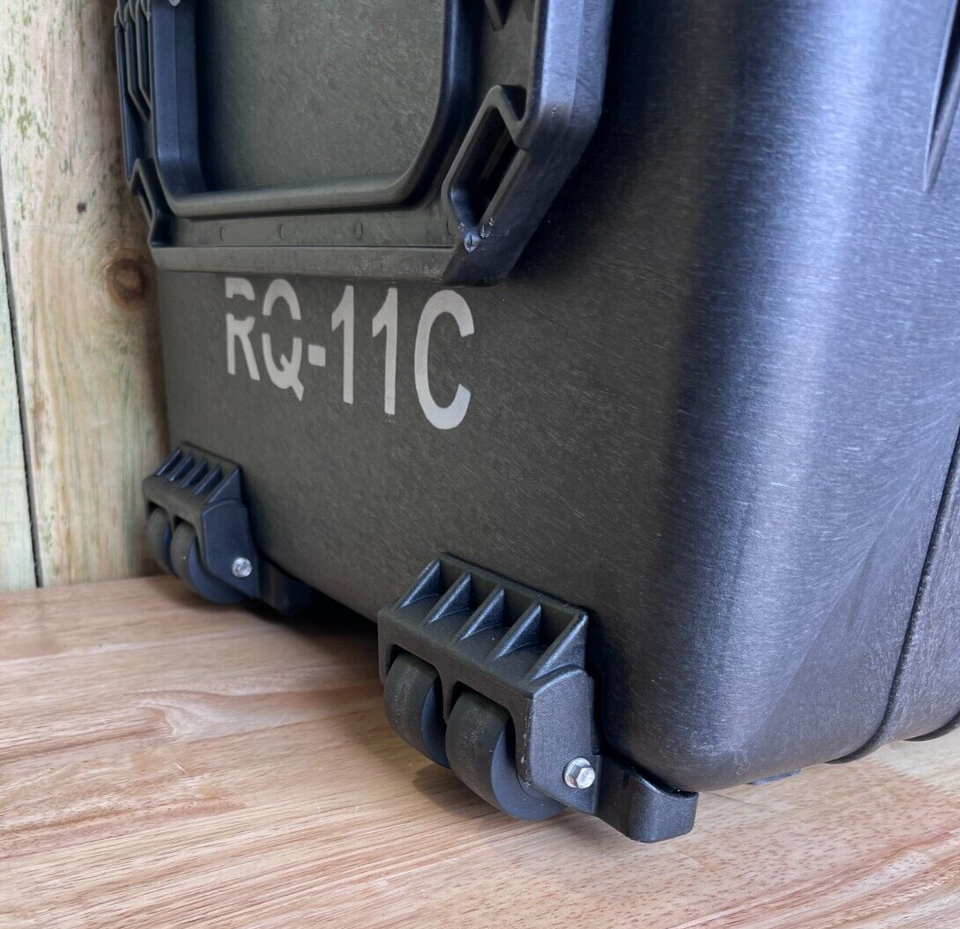 Pelican 1660 Protector Case Black Rolling Waterproof W/ Foam & Divider ...