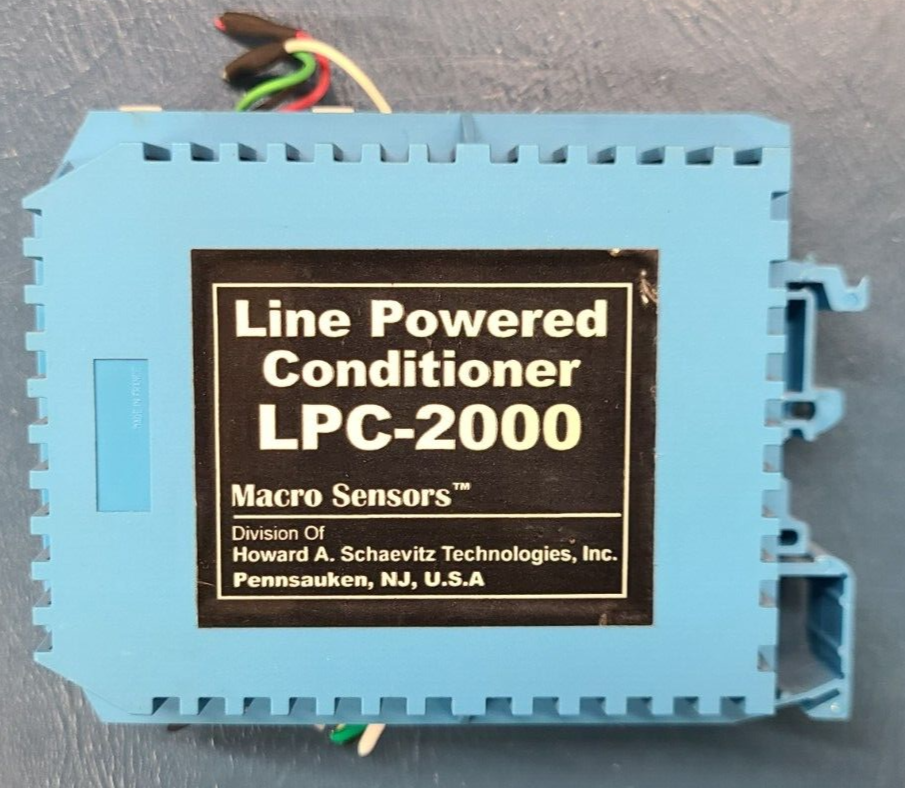 Macro Sensors Line Powered Conditioner LPC-2000 Power Distribution ...