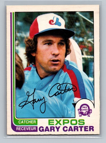 1982 O-Pee-Chee Gary Carter #244 - Montreal Expos - Canadian/French | eBay