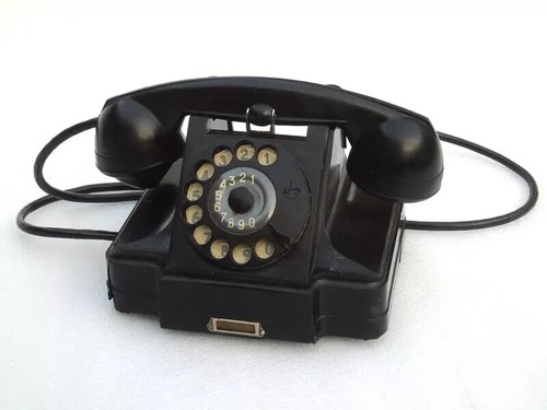 VINTAGE 1966 BAKELITE ROTARY DIAL TELEPHONE | eBay