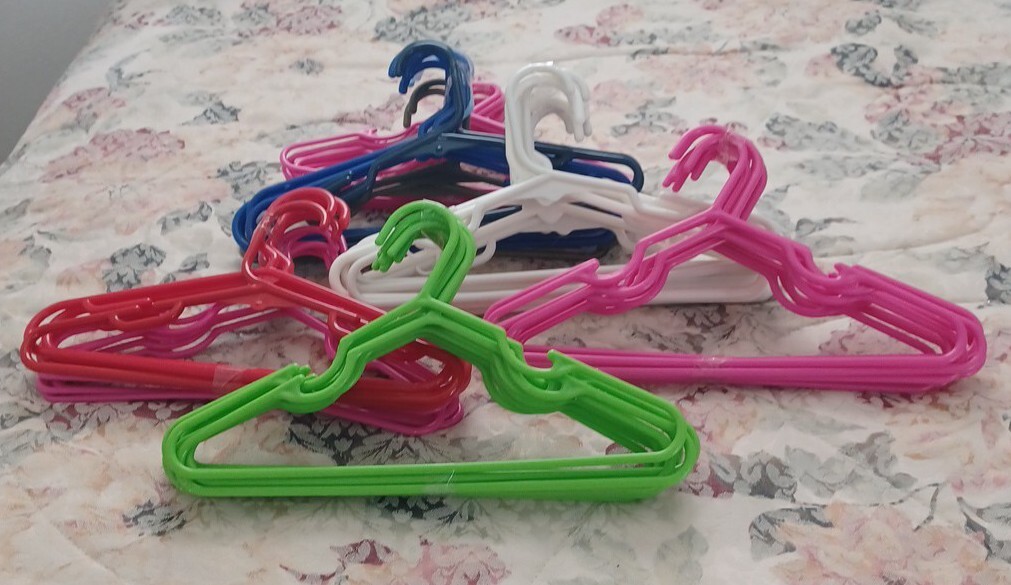 Kids Plastic Hangers-12" Choice OF Colors-10 pks | eBay