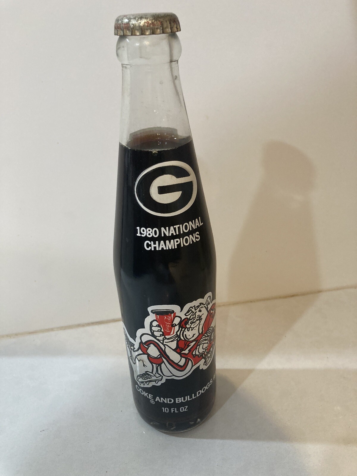 1980 UGA GEORGIA BULLDOGS NATIONAL CHAMPIONSHIP UNOPENED COKE BOTTLE | eBay