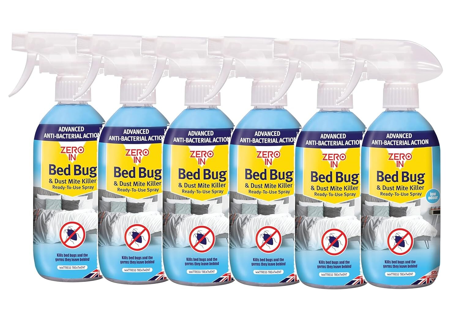 STV Zero In Bed Bug Killer Spray Crawling Insect Dust Mite Poison ...