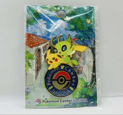 Pokemon Center Nagoya Logo Pins Pikachu Celebi Ok | eBay