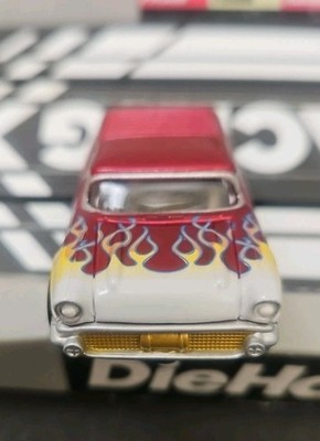 57 Chevy Nomad Maroon With Flames XtracTion Slot Car for AFX autoworld ...