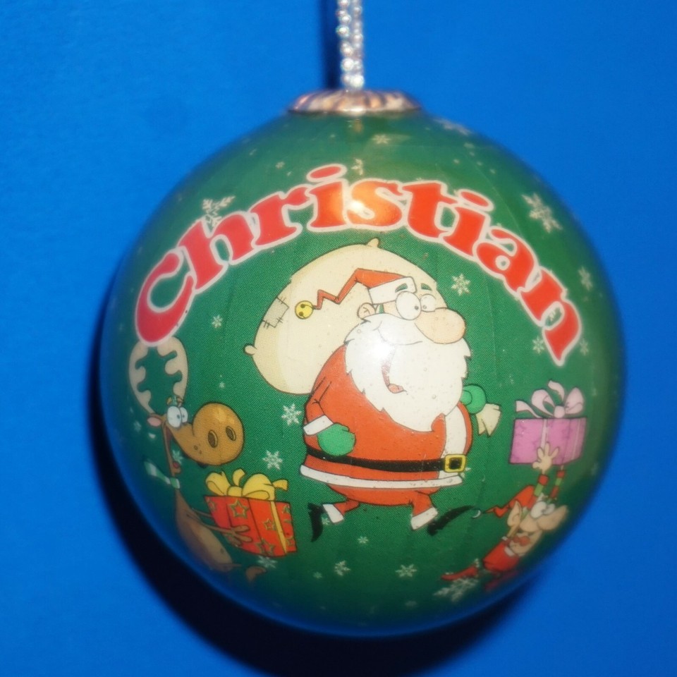 Christmas Ornament Ball Personalized The Name People Many Colors Pick ...