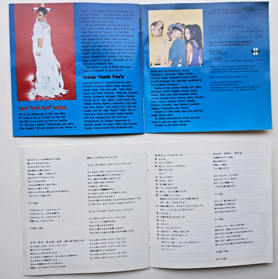 TLC – 2CD + VHS Set: CrazySexyCool Japan BVCA-663 / FanMail Ltd Ed ...