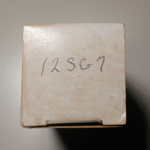 (1) Used - Untested - Silvertone 12SG7 Vacuum Tube | eBay