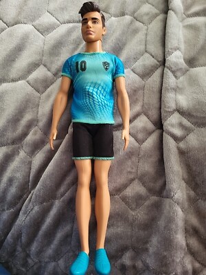 2016 BARBIE KEN Soccer Player DOLL Career You Can Be Anything Hispanic ...