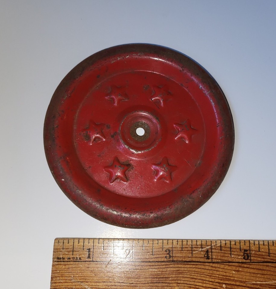 VINTAGE RED WITH STARS PEDAL SOAP CAR WHEEL TIRE COOL DESIGN ART SOAP ...