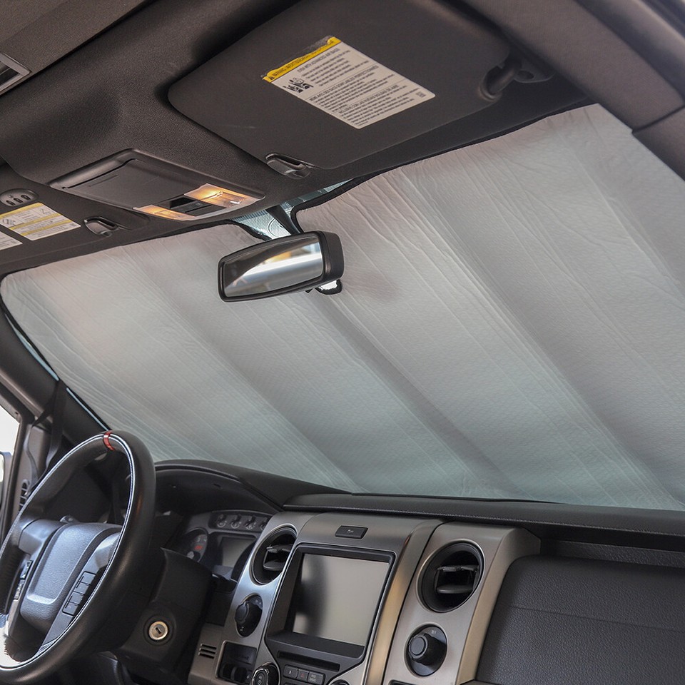 Windshield SunShade Blocks UV Sun Visor Protector for Ford F150 2009 ...