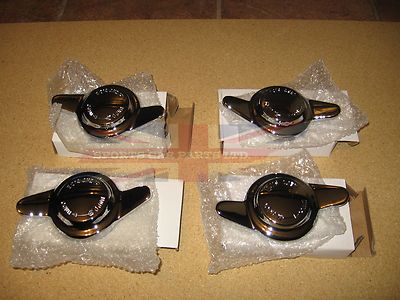 New Set of 4 Knock-Off Knockoff Nuts Nut for Wire Wheel MG Midget MGB ...