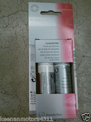 Genuine OEM Mercedes Benz 2 Part Touch Up Paint - 702 Smoke Silver | eBay
