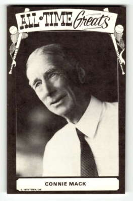 1973 TCMA All Time Greats Postcards Connie Mack BXOS01 | eBay
