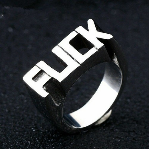 925 Sterling Silver New Fashion Rock & Roll Biker Wedding Engagement ...