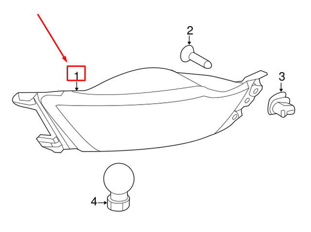 Land Rover Range Rover Sport L494 Rear Right Fog Light LR095708 Genuine ...