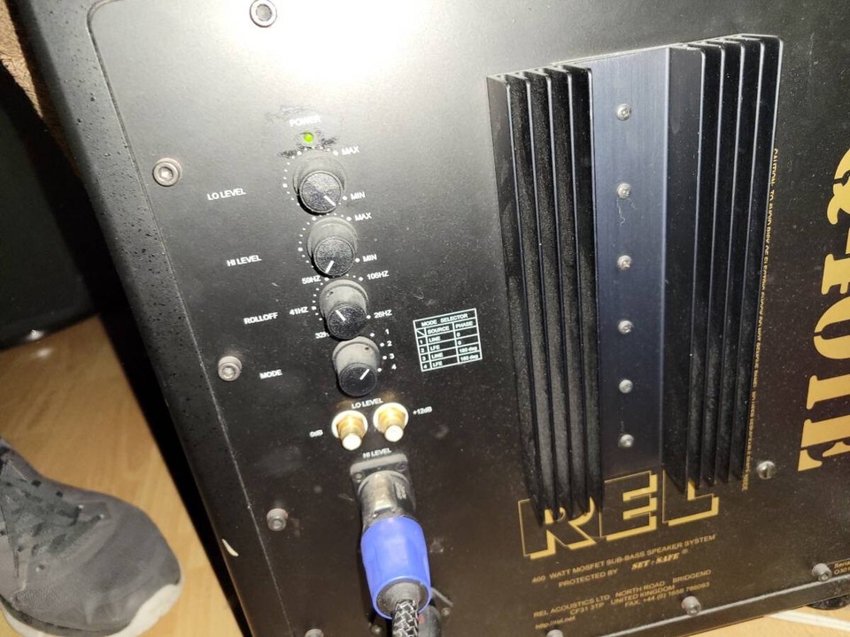 Rel Q401E subwoofer. 400 watts RMS. made in England. rare sale. retail ...