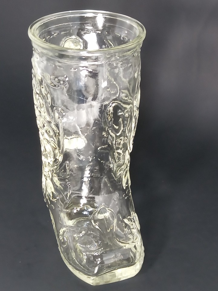 Cowboy Boot Drinking Glass Beer Mug Country Western Germany boot ...