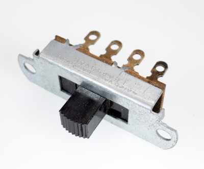 Lot of 5, 3 position SP3T SLIDE SWITCH 4A/125VAC, 0.5A/125VDC 1.5A ...