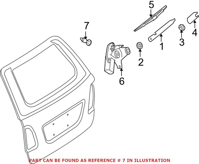 Mercedes-Benz 1648600447 Genuine OEM Factory Original Washer Nozzle for ...