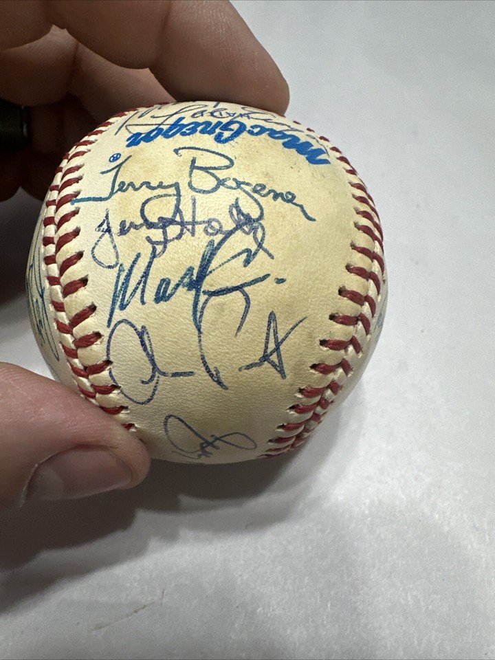 Signed Autographed Baseball Ball UNKNOWN PLAYER SIGNATURES Collectible ...