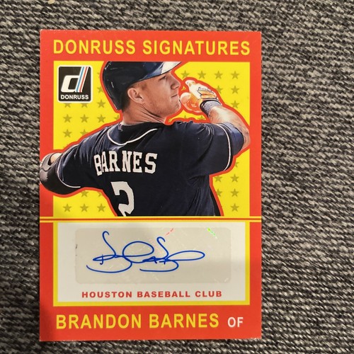 2014 Donruss Signatures Brandon Barnes AUTO AUTOGRAPH ASTROS | eBay