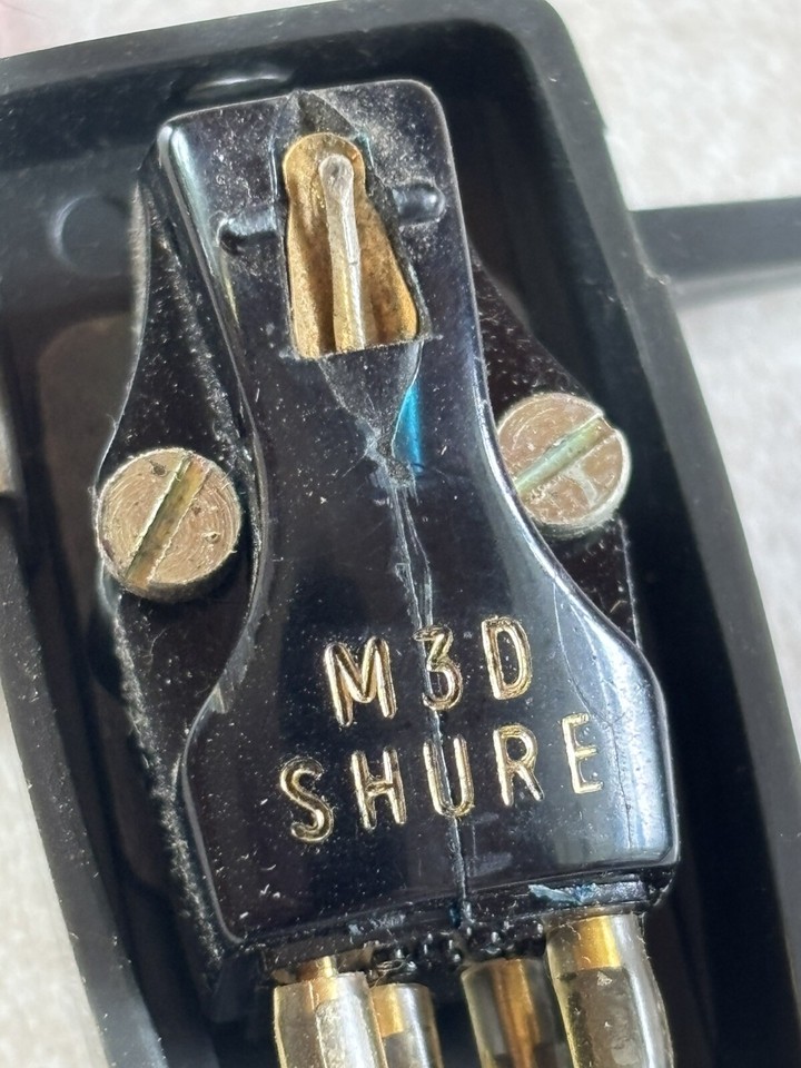Garrard Headshell with Shure M3D Cartridge w/ Good Stylus TESTED! | eBay