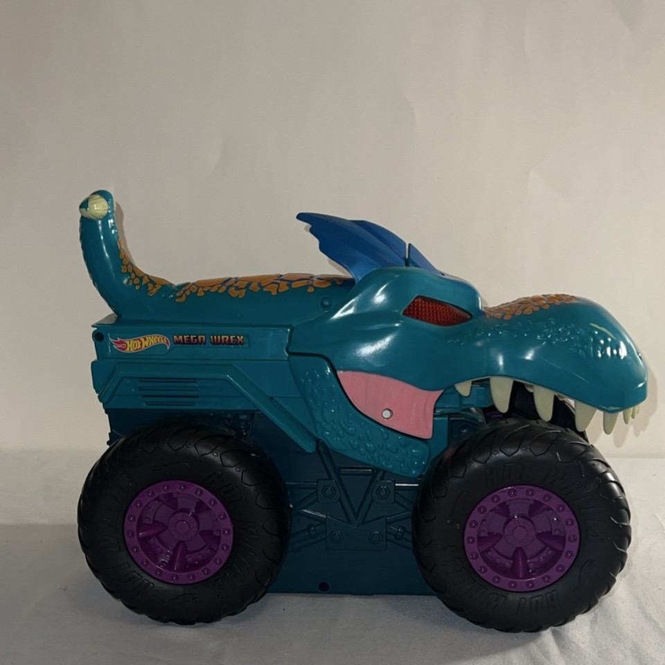 Hot Wheels Mega Wrex Monster Truck Blue Purple Black Yellow Red Pink ...