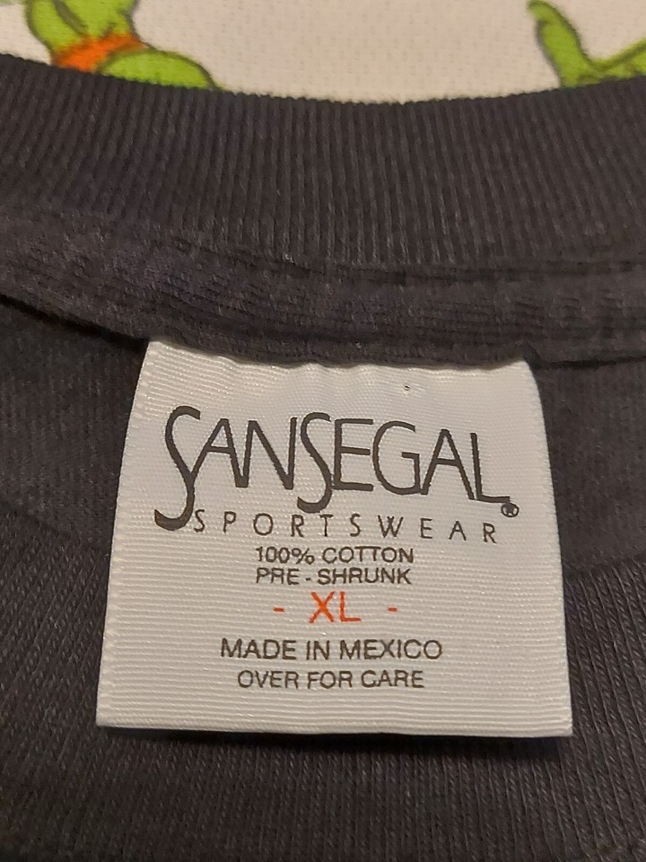 Vintage 90s Sansegal Alaska Destination Totem Pole Puff Print Shirt Size XL NWT | eBay