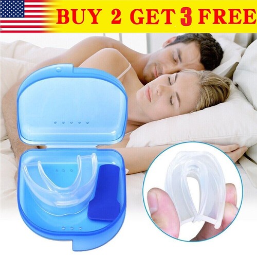Stop Snoring Mouthpiece Guard Anti Snore Sleep Apnea Bruxism Aid Teeth