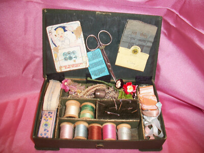 Sewing (Pre-1930) - Antique Sewing Kit