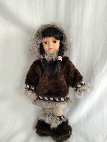 Arctic Circle Ent Anchorage Alaska Plush Authentic Eskimo Doll With ...